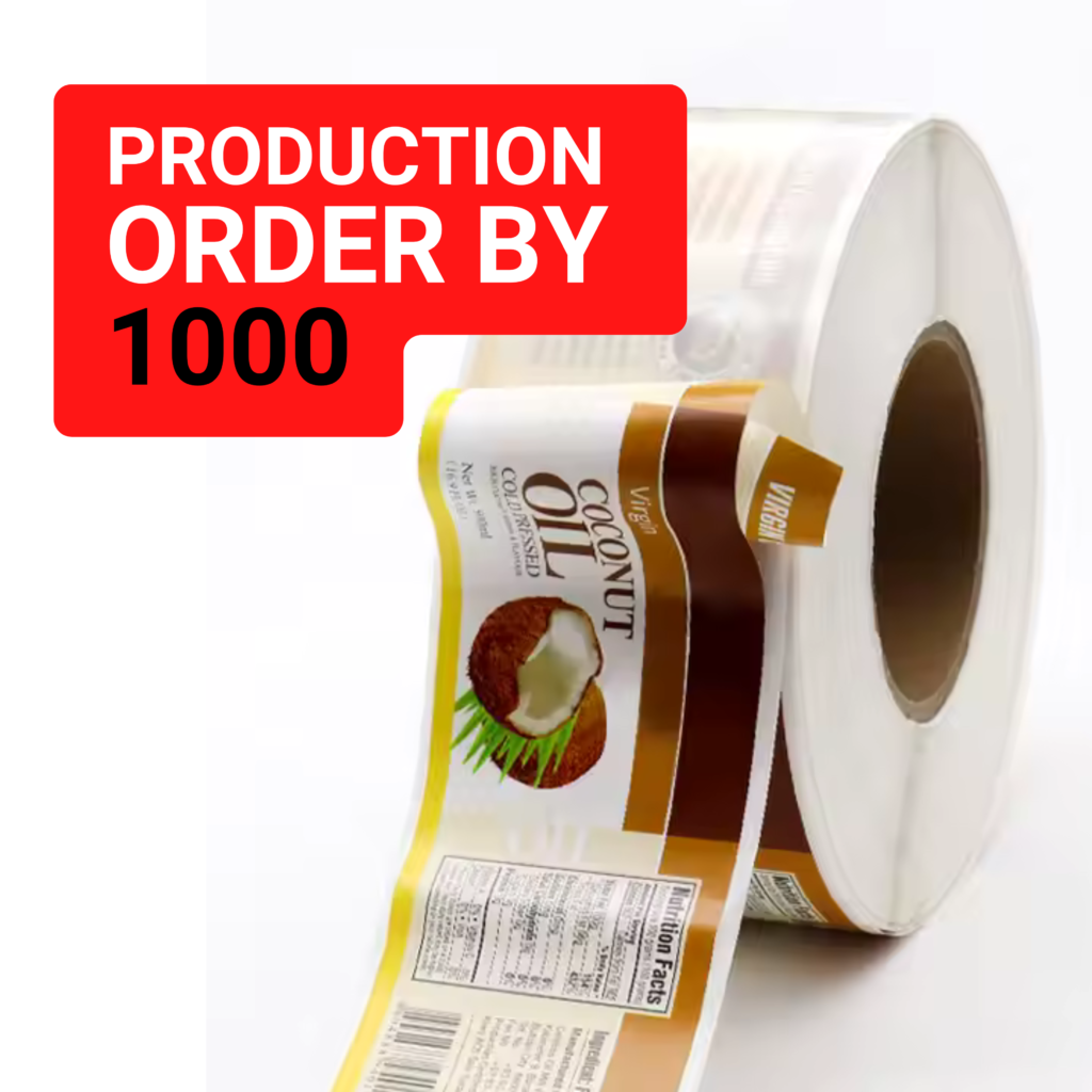 Product Labels BOPP wholesale - Orange Magenta